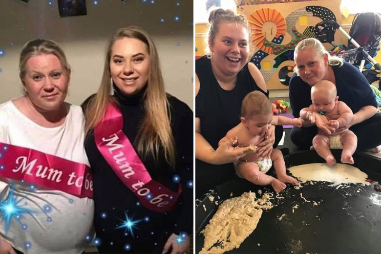 „Am rămas însărcinată în același timp cu mama mea și este minunat” - o ...